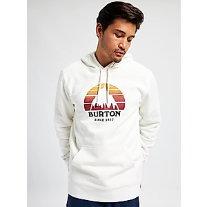 Burton Men's Standard Underhill Pullover Hoodie, Stout White, XX-Small