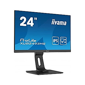 iiyama 24 ETE IPS-Panel, 1920x1080, 13cm Height Adj. Stand, W126364580 (13cm Height Adj. Stand, Pivot, 4ms, 250 cd/mý, Speakers, VGA, HDMI Prolite XUB2493HS-B4, 61 cm (24),)
