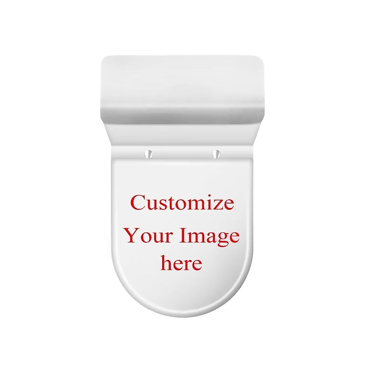 UNICEU Customize Bathroom Toilet Lid Cover and Toilet Tank Lid Cover Set of 2, Custom Your Personalized Images Bathroom Decorations Toilet Protector Dust Cover Lid Cover