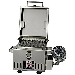 Solaire SOL-IR8A Anywhere Mini Personal Infrared Propane Gas Grill, Stainless Steel