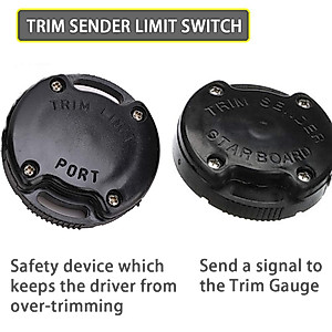 Power Trim Sender Limit Switch Kit Replacement for Mercruiser MC-I, R, MR, Alpha One, Alpha One Gen II and Bravo Sterndrives Replace 805320A03 805129A3 805130A2 - Tilt Limit Sender Switch