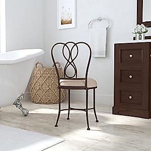 Hillsdale Furniture Hillsdale Christina Vanity Stool, Bronze