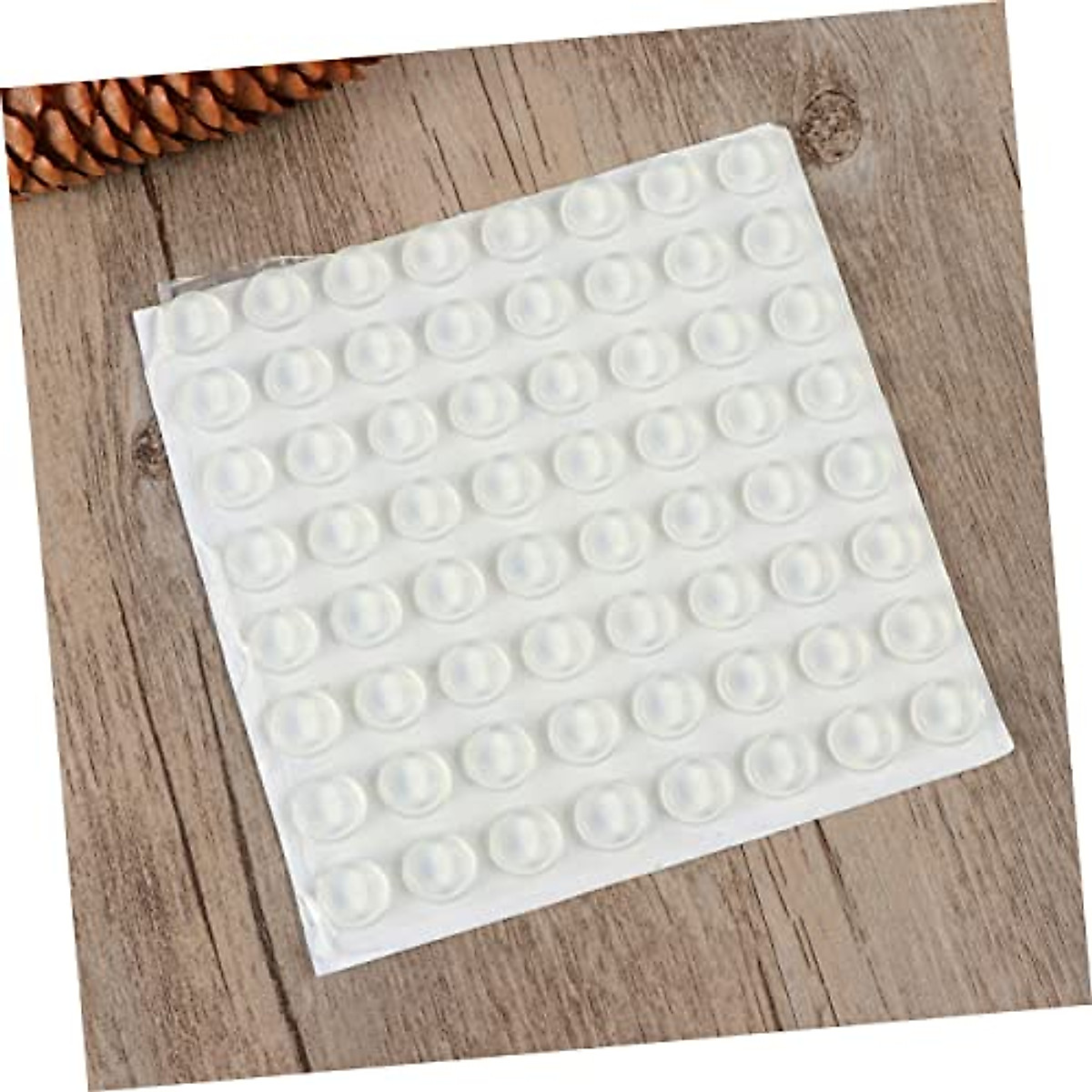 Ciieeo 128 Pcs Cabinet Door Pads Cupboard Bumper Pads Cabinet Stoppers Rubber Silicone Bumpers Cabinet Door Bumpers Cabinet Bumpers Clear Door Stopper Clear Bumpers Car Door Wall Door