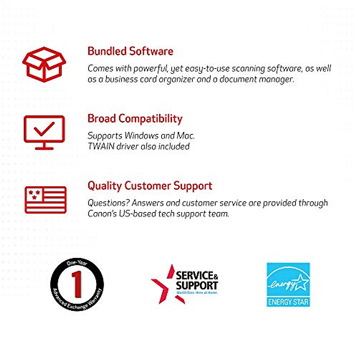 Canon imageFORMULA P-215II Mobile Document Scanner, Black, 1.6" x 11" x 3.7"