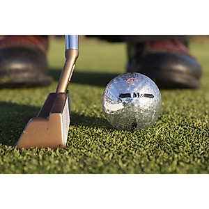 Chromax Metallic M5 Colored Golf Balls (Pack of 6), Silver