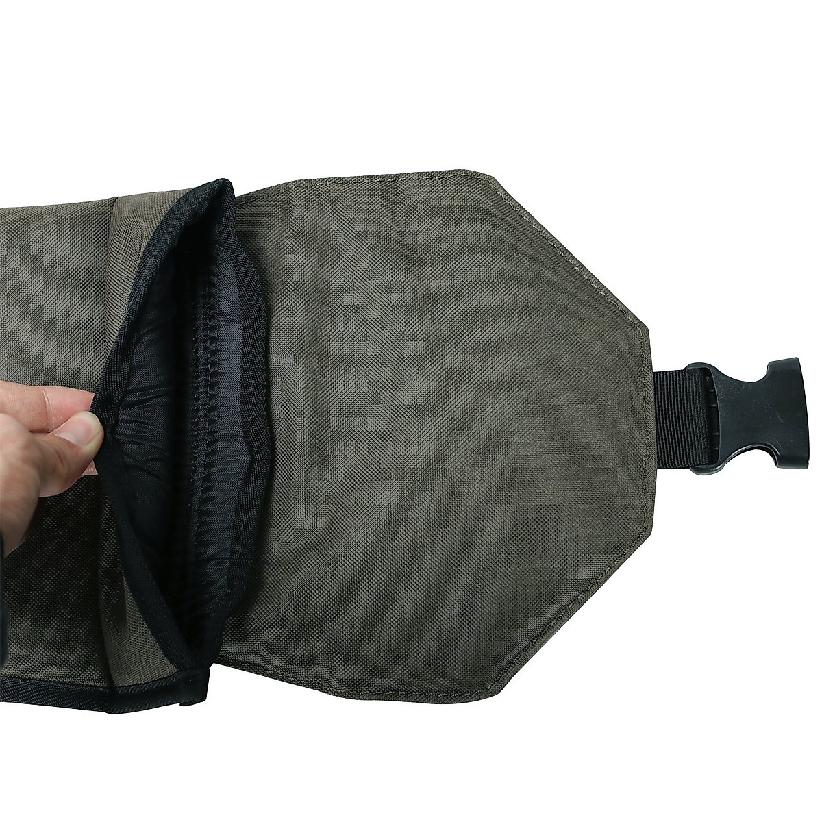 TOURBON 600D Nylon Foldable 49-inch Shotgun Case, Green with Adjustable Shoulder Strap