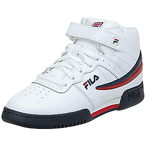 Fila womens Fila F-13 Big Kids Sneaker, White/Navy/Red, 5.5 Big Kid US