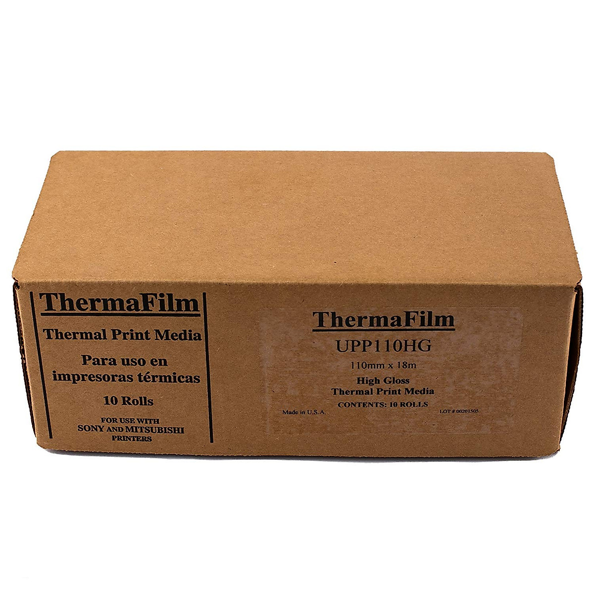 Generic UPP110-HG High Gloss Ultrasound Film/Media 10 Rolls, 110mm x 18m