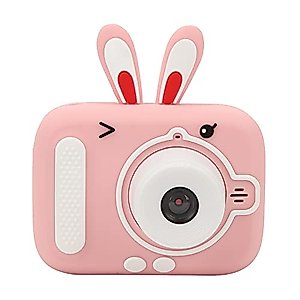 Pomya Kids Digital Camera, Toddler Girls Toy Camera, Children Selfie Camera 2.0 Inch IPS Screen, Mini Kids Camcorder Video Recorder with 1080P Video, for Birthday Gifts (Pink)