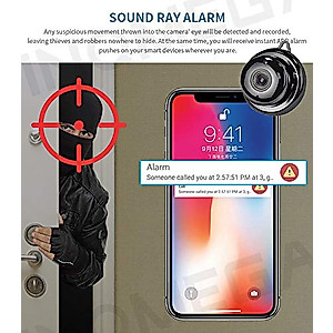 Mini cam Hidden Spy Small Camera with Audio, Home Surveillance Camera, Two-Way Voice and Video Call, 1080P IP HD Infrared Night Vision Motion Detection Reminder, for Home Car Indoor Outdoor Security