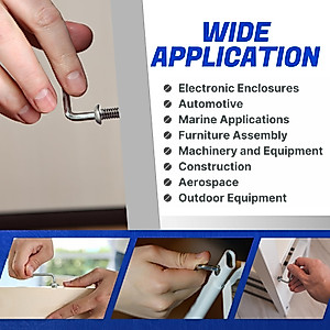 Fastenere Button Head Socket Cap Screws - 1/4-28 x 1" (25 Pack) Stainless Steel 18-8, Full Thread, Bright Plain Finish, Corrosion-Resistant, Machine Thread, Easy to Install w/Allen Socket Drive