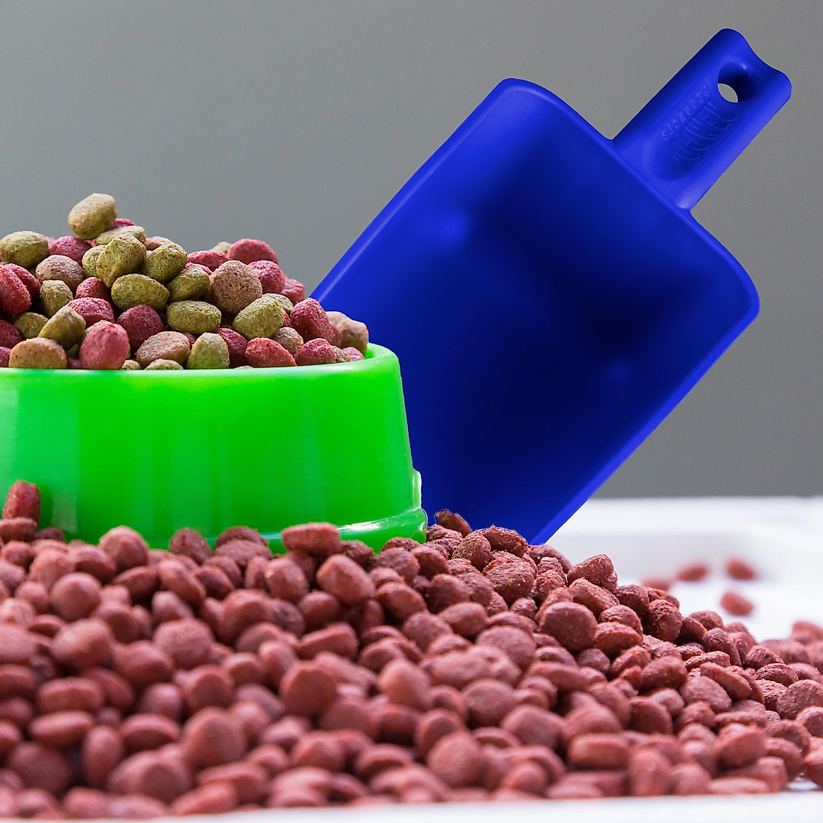 Vikan Remco 63003 Color-Coded Plastic Hand Scoop - BPA-Free Food-Safe Kitchen Utensils, Restaurant and Food Service Supplies, 16 oz, Blue