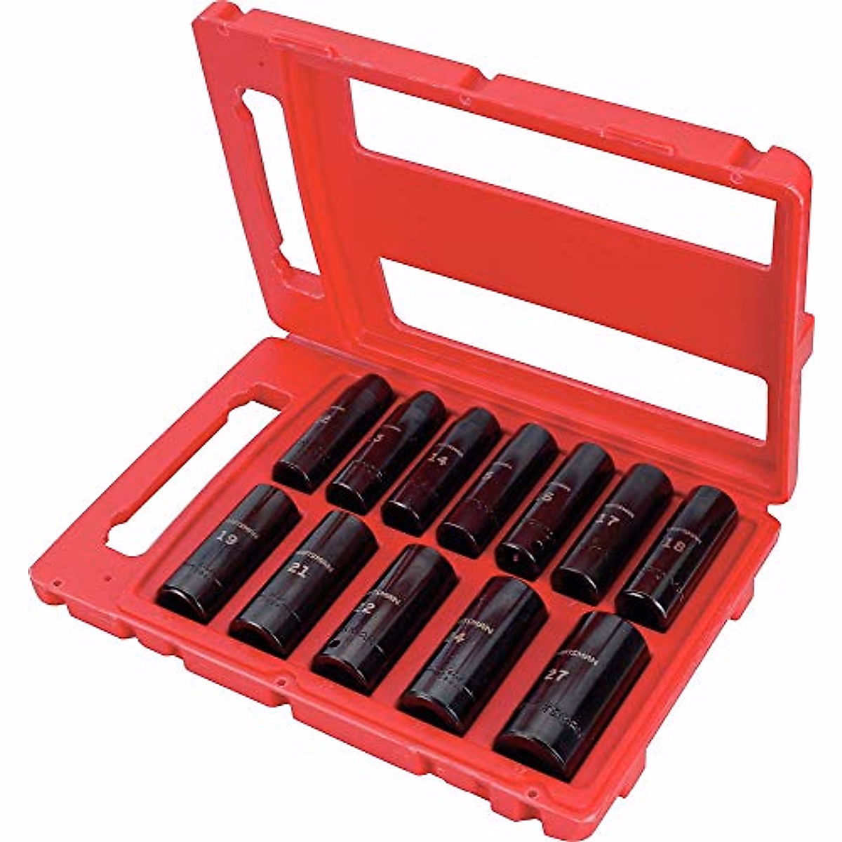 CRAFTSMAN Impact Socket Set, Metric, 1/2-Inch Drive, Deep Impact Sockets, 12-Piece (CMMT15887)
