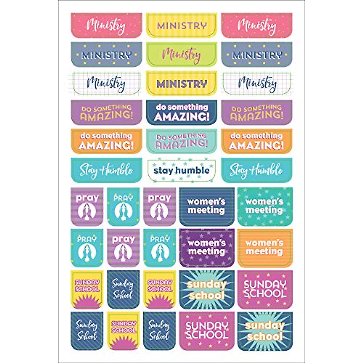 Essentials Planner Stickers - Bible (Set of 450 Stickers)