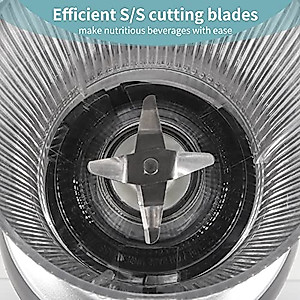 La Reveuse Personal Size Blender 250 Watts Power for Shakes Smoothies Seasonings Sauces with 15 oz Portable To Go Cup,BPA-Free