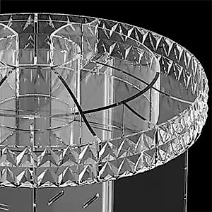 360 Rotating Makeup Organizer Large Capacity Cosmetics Organizer Beauty Organizer Clear Cosmetic Storage Display Case with 8 Layers and Detachable Shelves for Bedroom Dresser