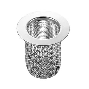 Stainless Steel Floor Drain Filter Mesh Kitchen Bathroom Sewer Anti-blocking Slag Bathtub Sink Hair Filter Strainer Trap Shower Bathtub Hair Catcher Sink Drain Stopper Shower Drain Hair Trap