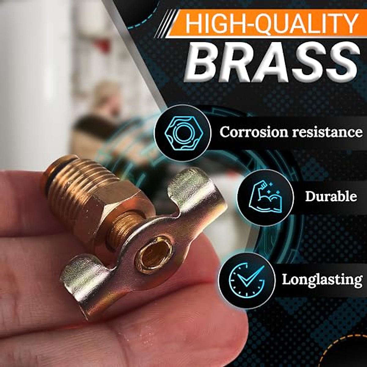 1/4 Air Valve Air Compressor Drain Valve - High Flow Air Fittings Portable Air Tank Valve Air Compressor Parts Water Line Adapter Petcock Valve - Home Improvement Air Compressor Fittings Water Valve