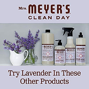 MRS. MEYER'S CLEAN DAY Exfoliating Body Scrub, Sugar Scrub that Leaves Skin Feeling Hydrated & Fresh, Made with Essential Oils, Lavender, 8 oz