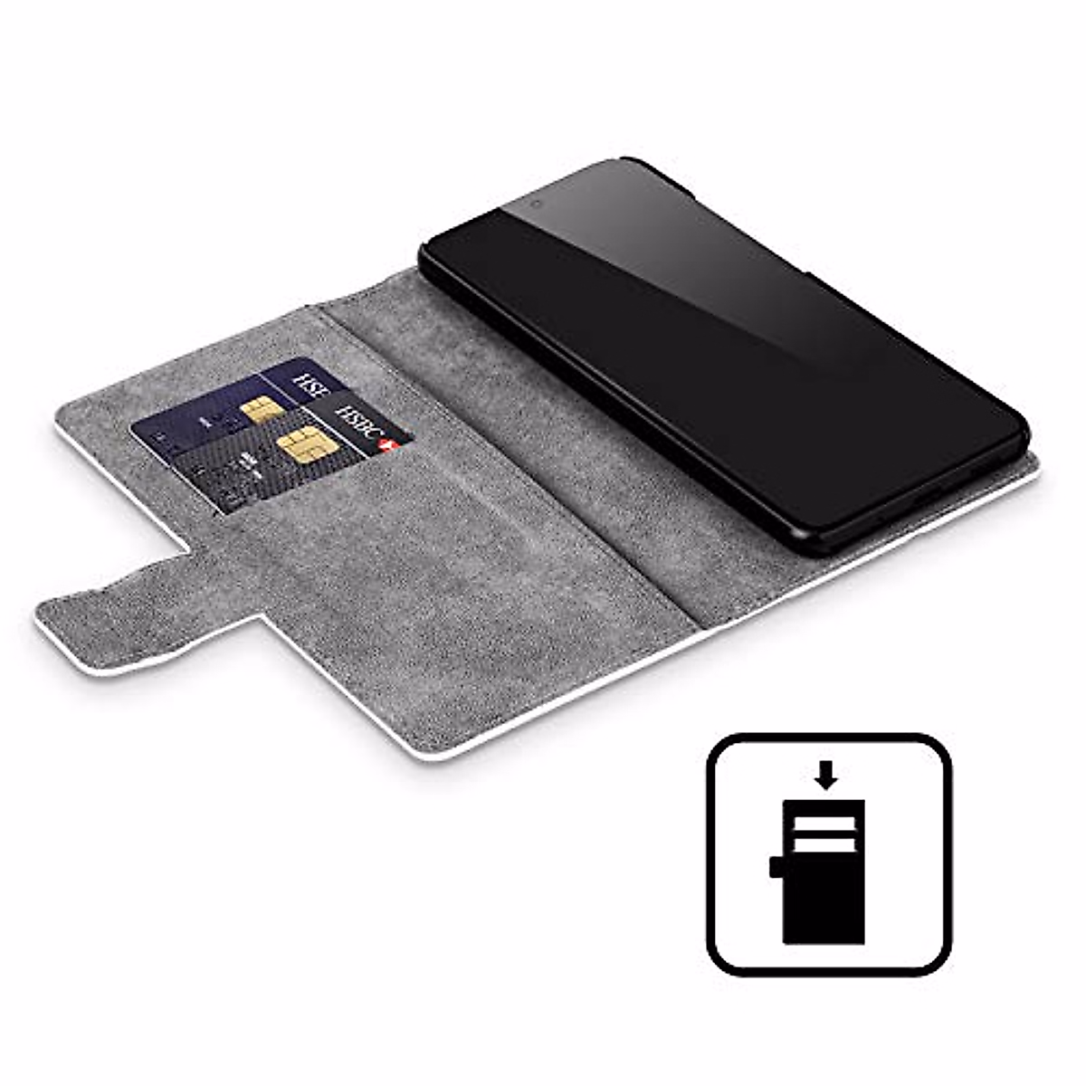 Head Case Designs Officially Licensed WWE Portrait Kevin Owens Leather Book Wallet Case Cover Compatible with Samsung Galaxy A04 (2022)