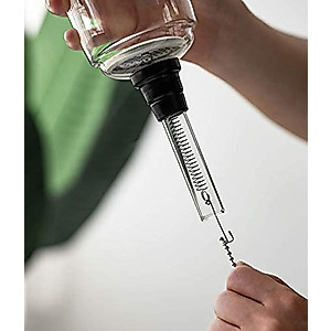 Permanent Siphon/Syhon Coffee Filter for Hario Yama Siphon Coffee Maker and Other Syphon Coffee Maker, Stainless Steel & White Silicon Rubber, Model: A1