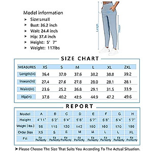 THE GYM PEOPLE Women's Joggers Pants Lightweight Athletic Leggings Tapered Lounge Pants for Workout, Yoga, Running (Medium, Denim Blue)