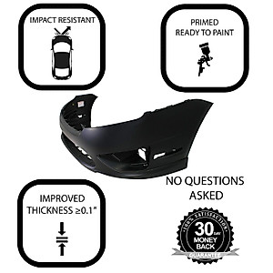 FitParts Compatible with Front Bumper Cover 2010-2012 Ford Fusion Hybrid SEL SE S Sport Sedan 10-12. New, Primed and Ready for Paint. with Fog Light Holes. FO1000650 AE5Z17D957BAPTM 2011