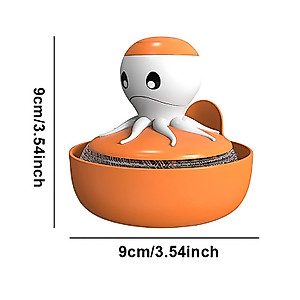 Automatic Pressurised Liquid Pot Scrubbing Brush Dishwasher Brush Non Stick Steel Ball Dishwashing Brush Dish Compatible with Machine