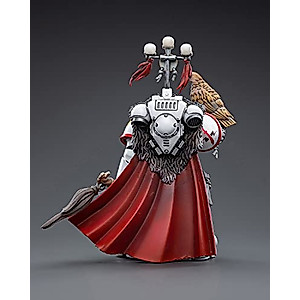 Pipigirl JoyToy × Warhammer 40K Genuine License 1/18 Soldier, White Scars, 4inch Army Military Extreme Warrior Models Action Figures Kits (Captain Kor'sarro Khan)