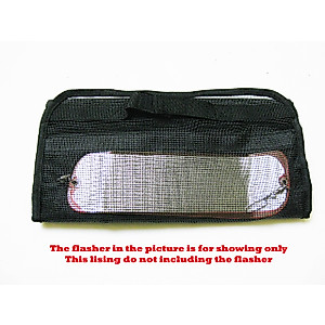KUFA Sports Vented Fishing Flasher Organizer (Can Holder up to 6pcs 11" Flasher) (6 of 13"x4" Pocket)