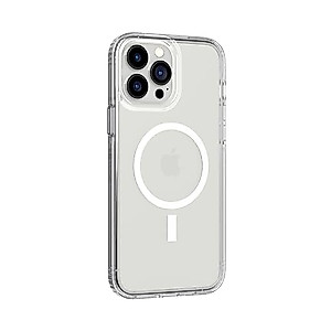 Tech21 Evo Clear Compatible with MagSafe Case for iPhone 13 Pro Max -Transparent Phone Case with 12ft Multi-Drop Protection