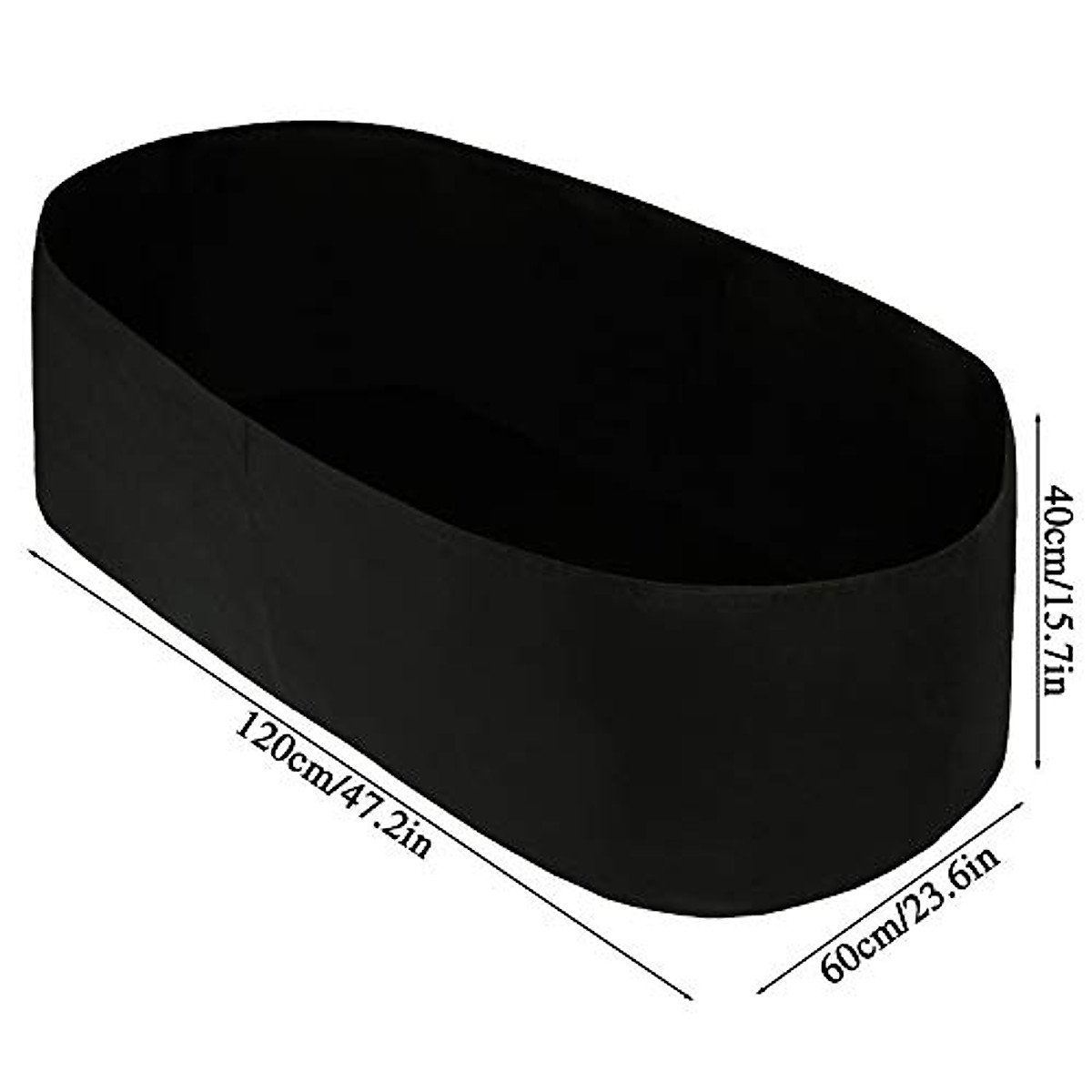 Pannow Fabric Raised Planting Bed, Garden Grow Bags Herb Flower Vegetable Plants Bed Rectangle Planter for Plants Flowers and Vegetables (2ft x 4ft)