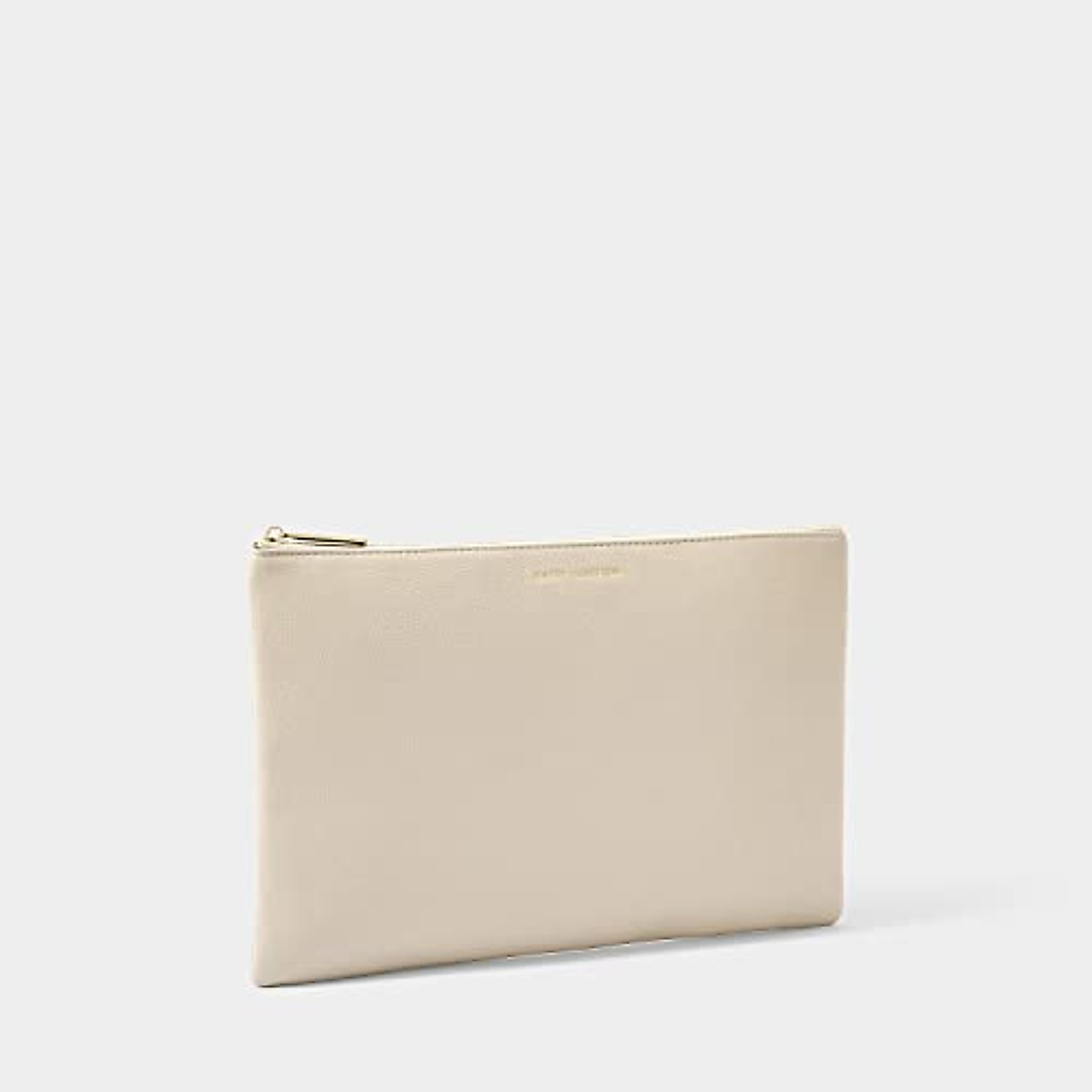 KATIE LOXTON You Got This Womens Large Vegan Leather Baby Pouch Organizer in Taupe