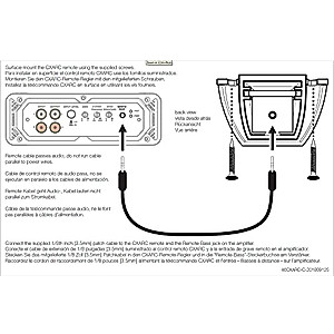 Kicker CXARC Remote Control for KICKER CX-Series Amplifiers