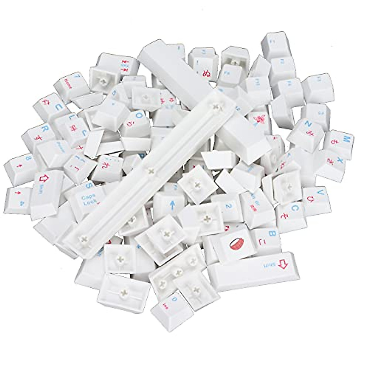 Yoidesu 123 Keys Japanese Sushi Keycaps, Cartoon PBT Keycap for General Mechanical Keyboard Oil Resistant Gaming Keyboard Keycap with Shaft Puller(Sushi)