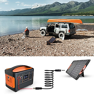 GINTOOYUN DC 8mm Extension Cable 10Ft DC7909 Male to Female Power Cord 14AWG DC 7.9 x 5.5mm Extension Cord for Solar Generator Portable Power Station and Solar Panel 3M