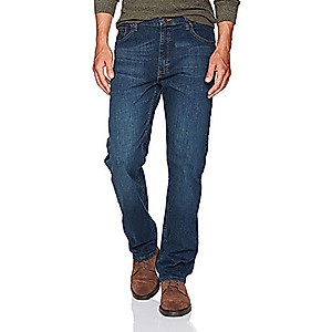 Wrangler Authentics Men's Classic 5-Pocket Regular Fit Jean, Twilight Flex, 36W x 30L