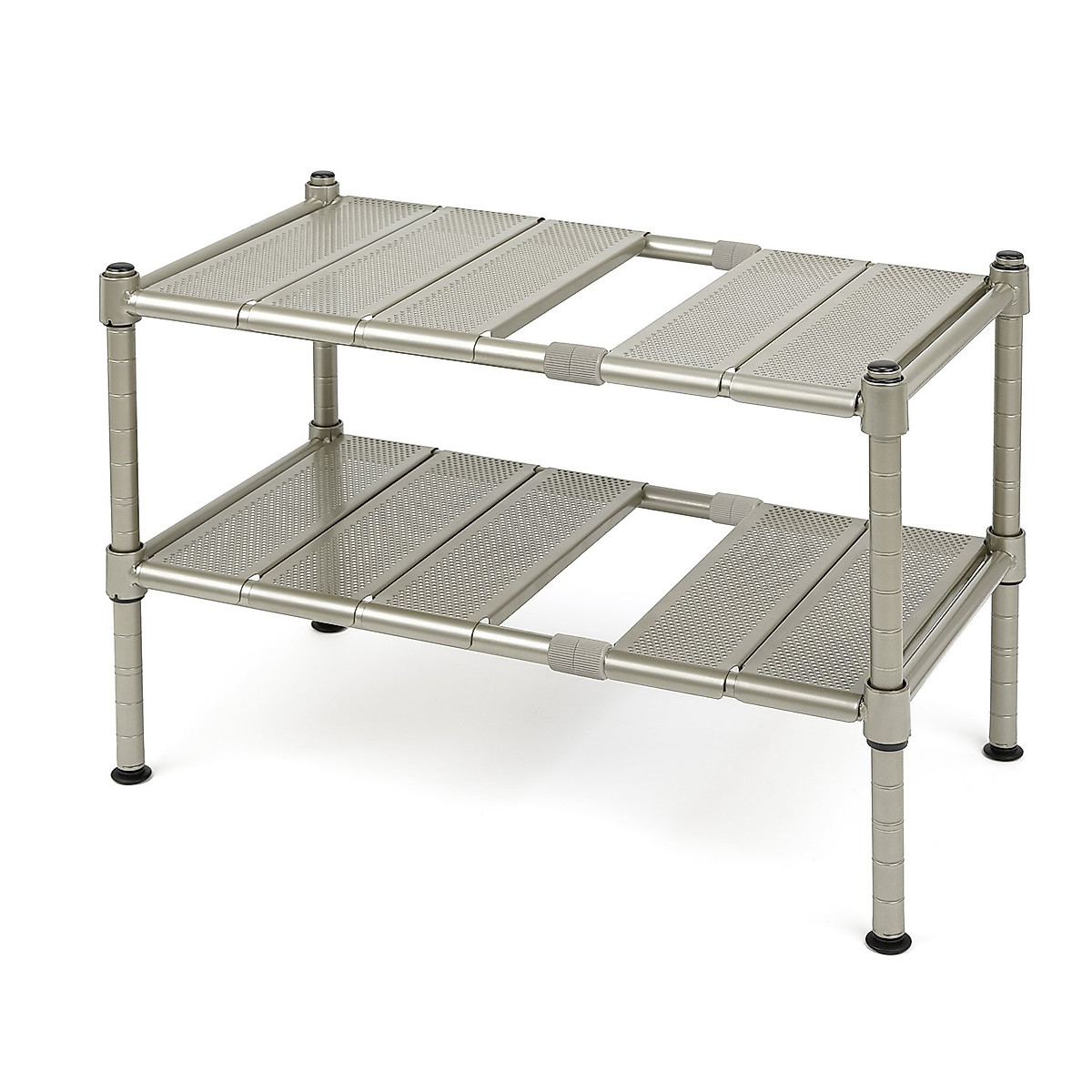 Seville Classics Expandable Under-Sink Shelf with steel Perforated Panels
