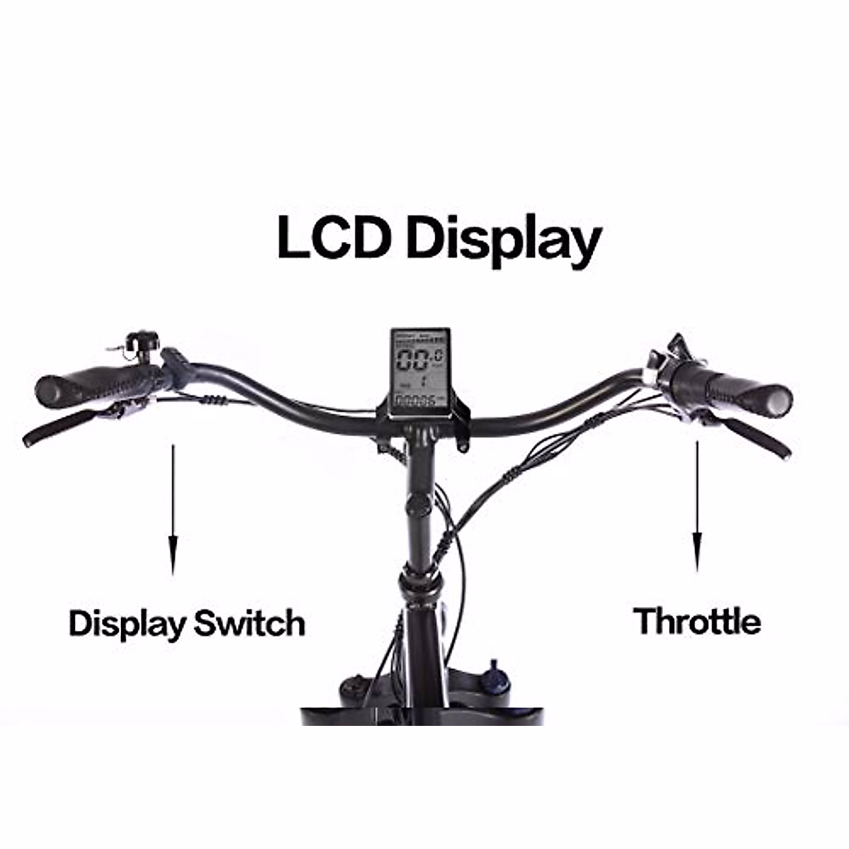 Soumye Beach Cruiser E-Bike 1050W Pack Watts Motor 48V/768WH Lithium Battery 26”x4.0 Fat Tire Max Speed 28m/h Step-Thru M5 Larger Size Display, 7 Gears for Adults (S132-Black)