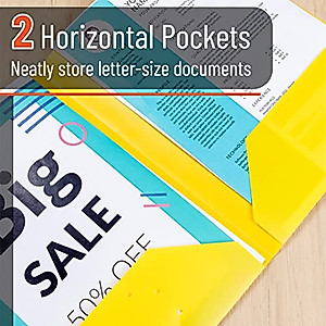 Mr. Pen- Plastic Folders with Pockets, 5 pcs, Assorted Colors, Folders with Pockets, Heavy Duty Plastic Two Pocket Folders, Pocket Folders, Folders, 2 Pocket Plastic Folders, File Folders with Pockets