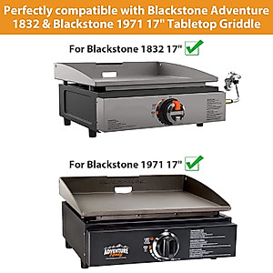 17" Griddle Hood for Blackstone Adventure Ready 1832 17" Tabletop Griddle, Blackstone 1971 Griddle Cover 17", Blackstone 17 Griddle Accessories, 17 inch Blackstone Grill Lid, Blackstone 17 Grill Top