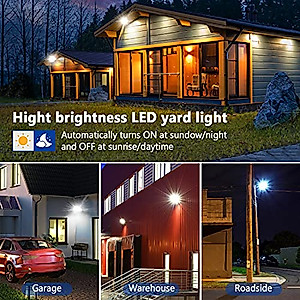 LED Barn Light, Dusk to Dawn Outdoor Lighting with 100W 10000LM 5000K Daylight, IP65 Waterproof Outdoor Security Flood Lights for Garage Yard Street Warehouse Use