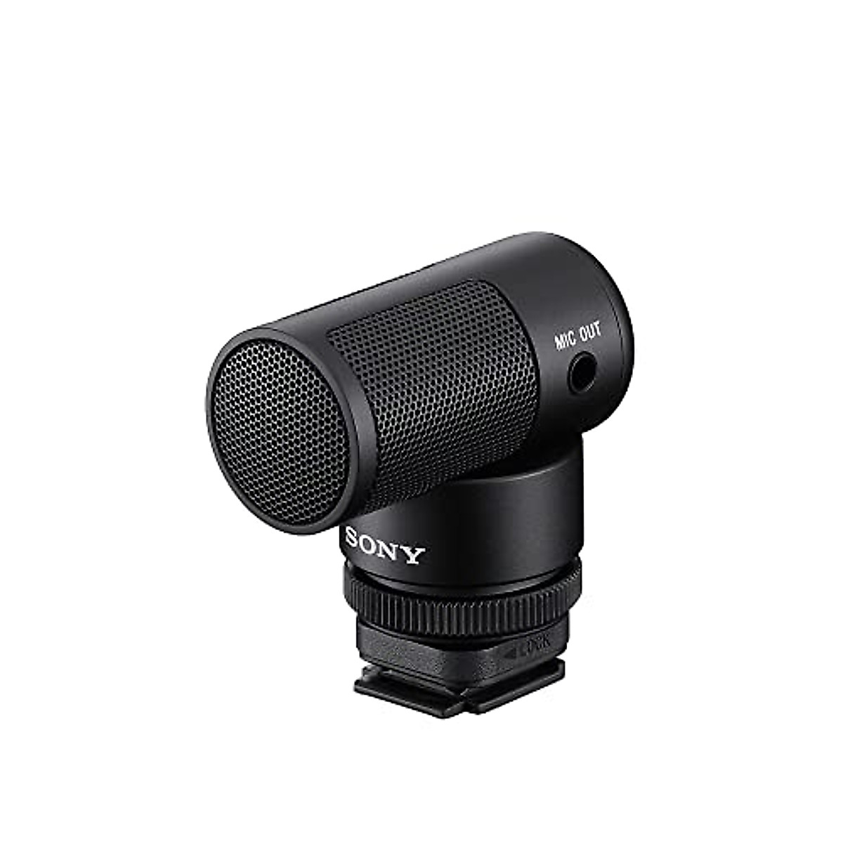 Sony Alpha ZV-E10 APS-C Interchangeable Lens Mirrorless Vlog Camera (Body Only, White) Bundle with Shotgun Microphone, Extendable Tripod with Built-in Phone Mount and Memory Card (4 Items)