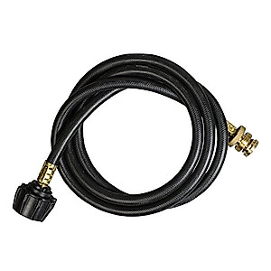 Martin 6 Foot Bulk Rubber Tank Hose Adapter for Use with Disposable Bottle Regulators CSA Certified