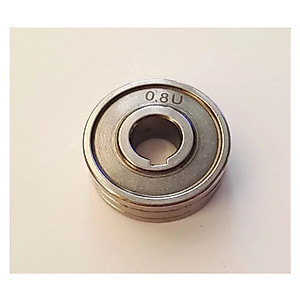 MANRONG Mig Welding Contact Tips Welder Wire Feed Drive Roller Roll Parts Diameter 30mm .023".030 .035" .040" .045" Tip-Nozzle-Diffuser (Color : K-Groove 0.8-1.0)