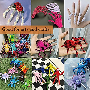 ESUOHYM 230PCS Upgraded 20 Colors Pipe Cleaners Craft Chenille Stems DIY Art Supplies Colorful Thick Fluffy Fuzzy Wire Sticks Bulk for Kids and Adults (20Colors)