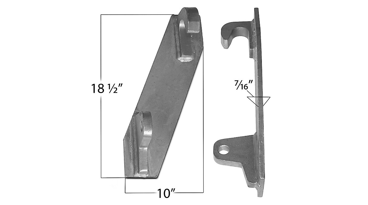 Titan Attachments Mounting Brackets for John Deere Euro Loaders