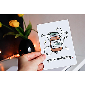 OwingsDesignsPerfect You're Midazzling Card - Midazolam Card - Thank You Card Gift For Doctor-Nurse - Cute Medical Card - Anesthesia Card - Greeting Card