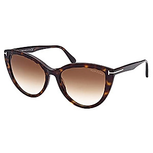 Sunglasses TOM FORD FT0915 Isabella-02 52F Woman sunglasses color Havana brown lens size 56 mm
