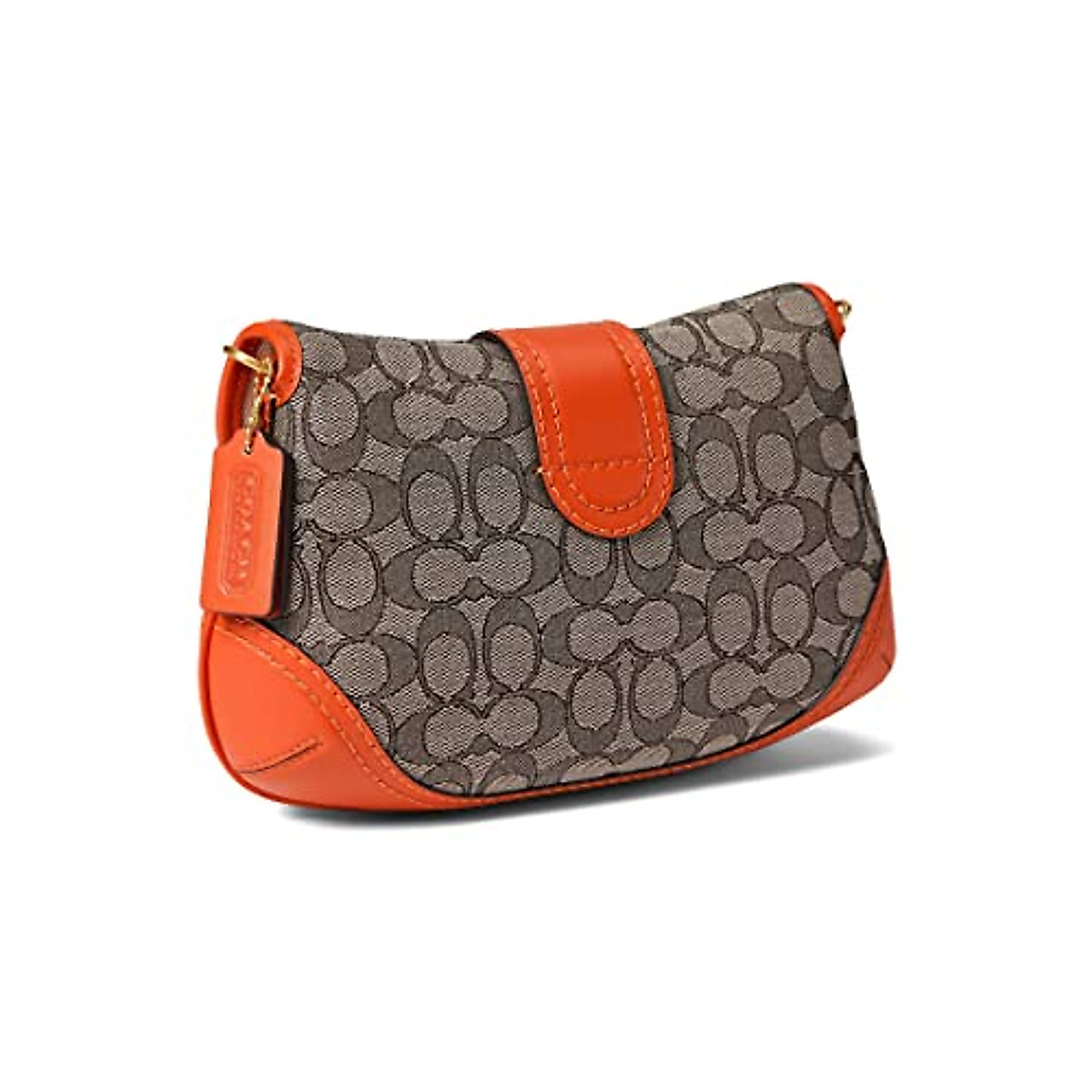 Coach Signature Jacquard Soho Bag Sun Orange One Size
